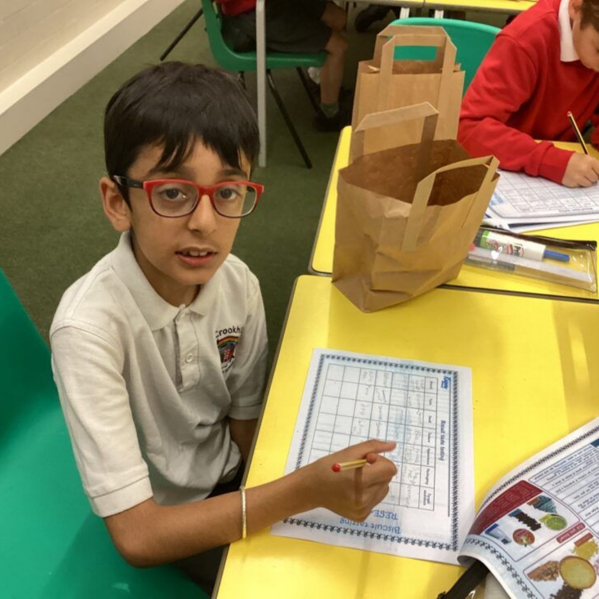 Crookhill Community Primary School - Researching biscuits